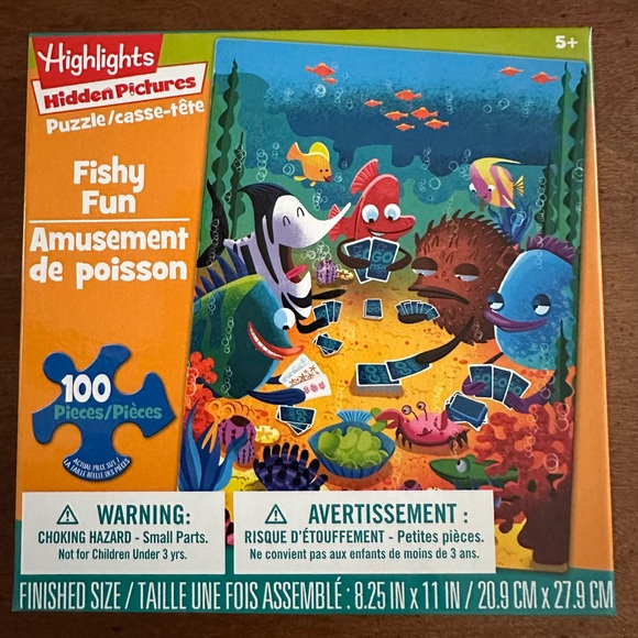 Highlights | Toys | 35 Highlights Fishy Fun Hidden Pictures Puzzle ...